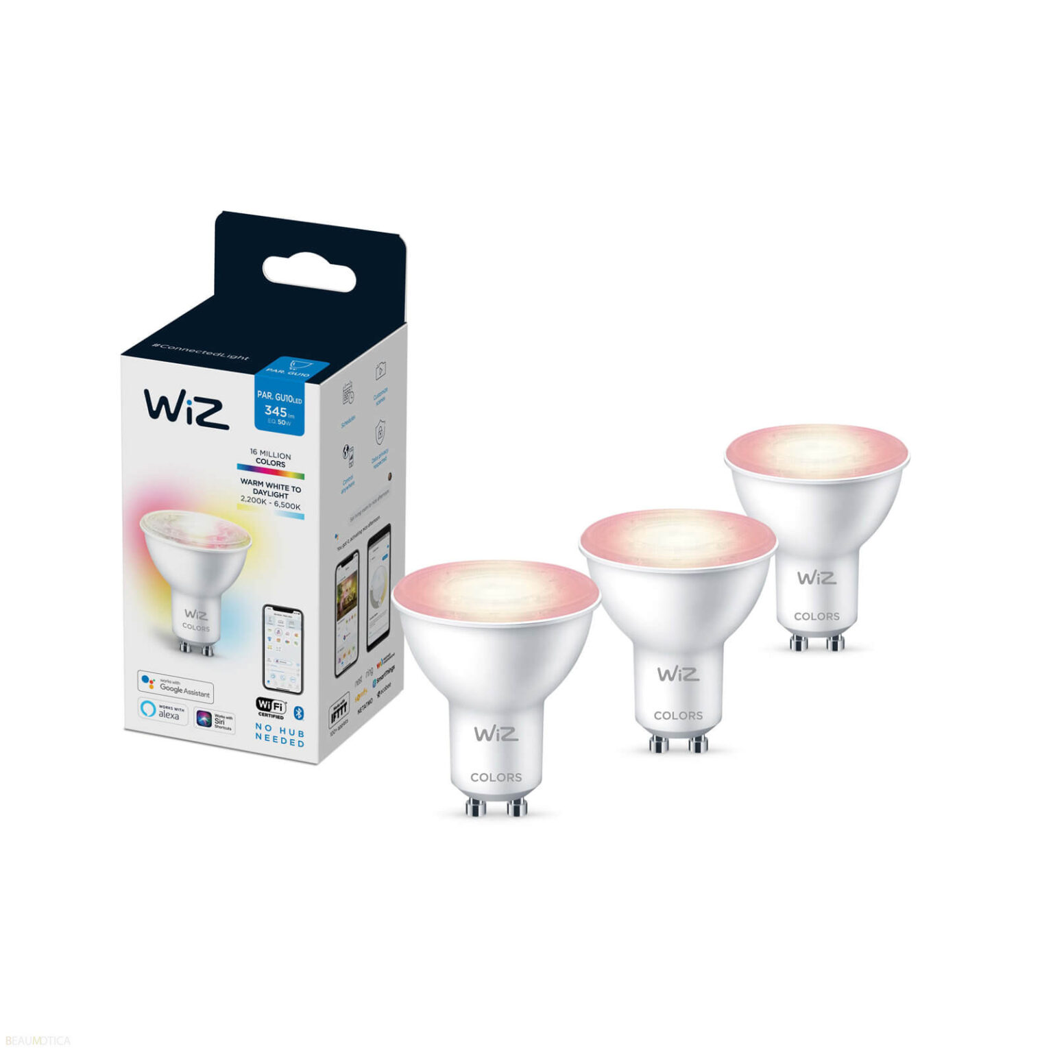 WiZ Žarulja Wi-Fi BLE 50W GU10 922-65 RGB 1PF/6 - Sync